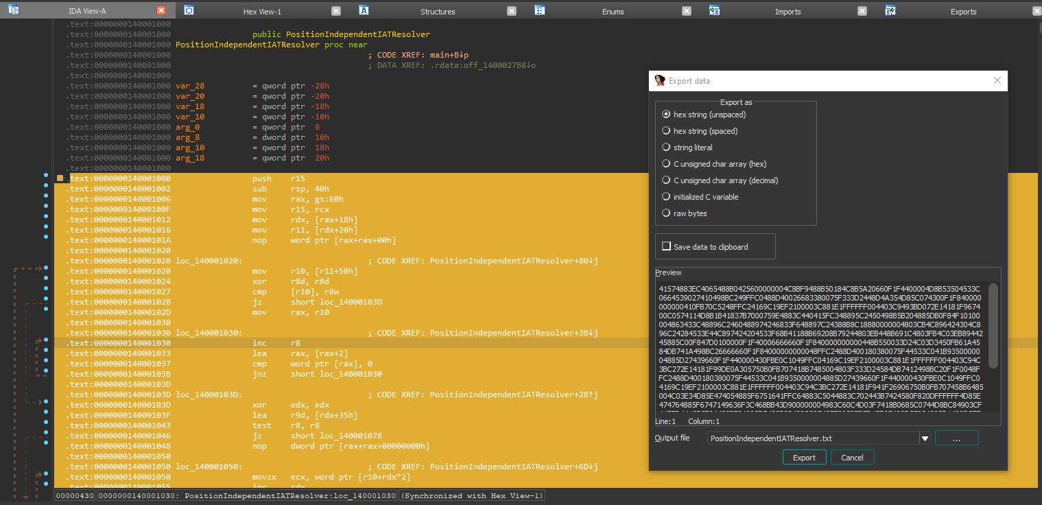 Remote Portable Executable Injection